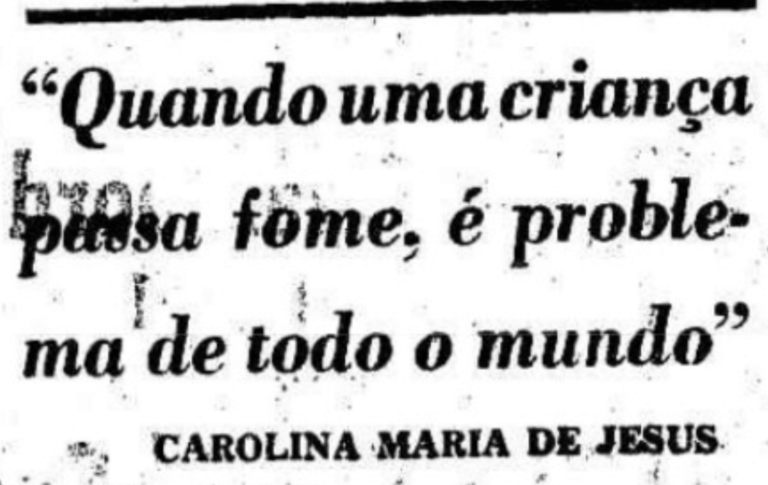 BIOGRAFIA – Carolina Maria de Jesus